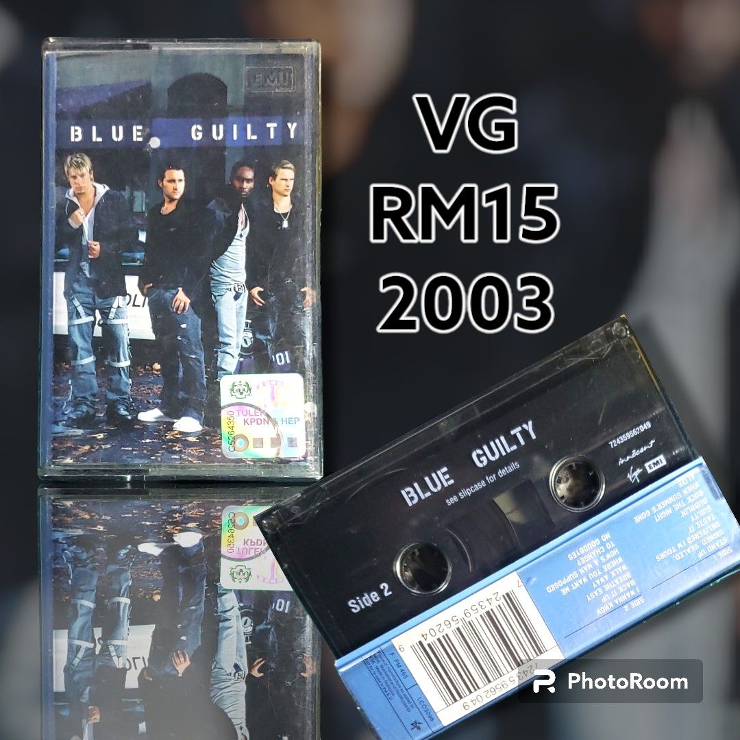BLUE Guilty Cassette Original 2003, Hobbies & Toys, Music & Media, CDs ...