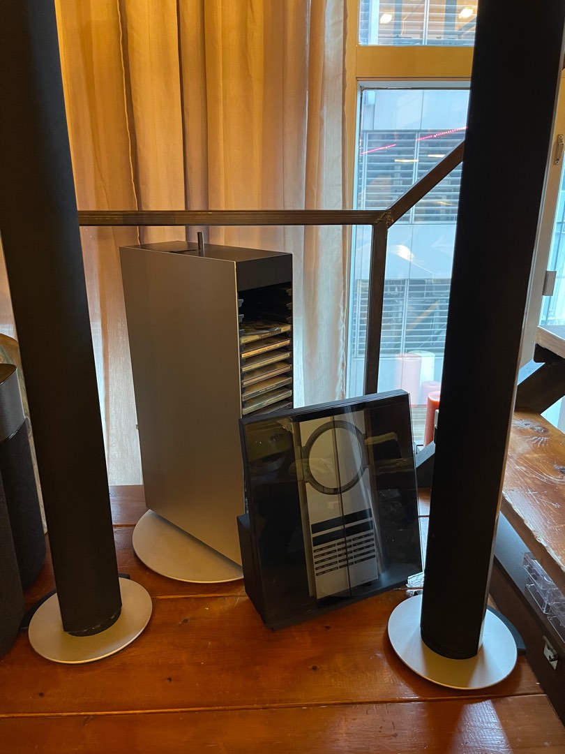 B&O Bang & Olufsen BeoSound 4000 CD Cassette Combo Complete w/2 BeoLab ...