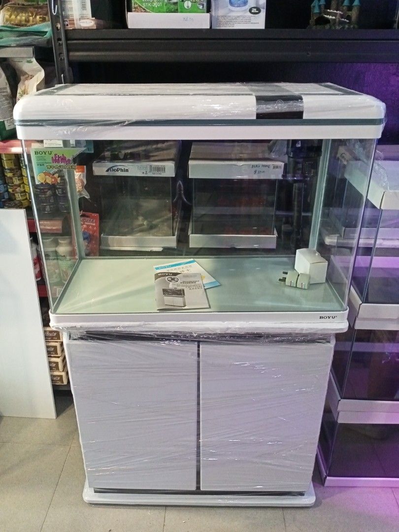 BOYU TANK CABINET SET 128L, Pet Supplies, Homes & Other Pet Accessories ...