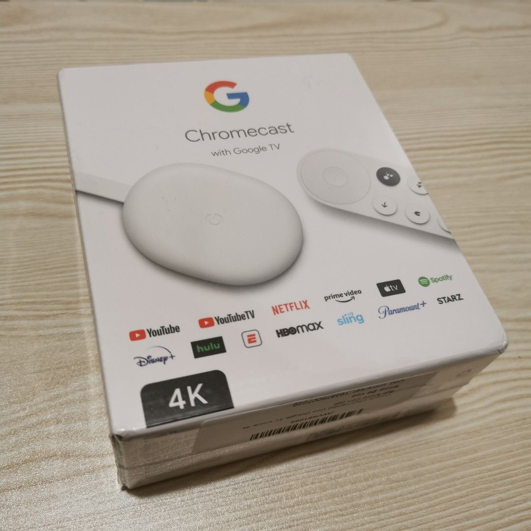 Brand New Google Chromecast 4K with Google TV 4th Generation, TV & Home ...