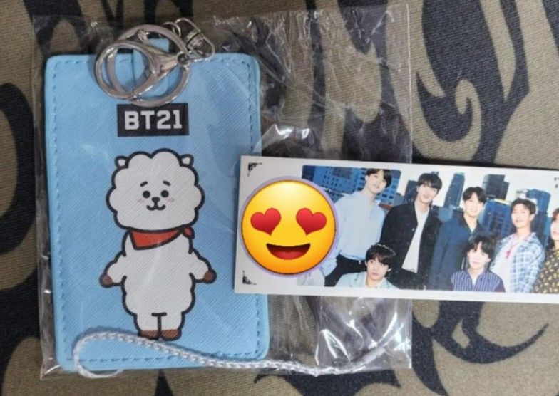 BT21 RJ CARD HOLDER (Original BT21)(Brand new), Hobbies & Toys ...