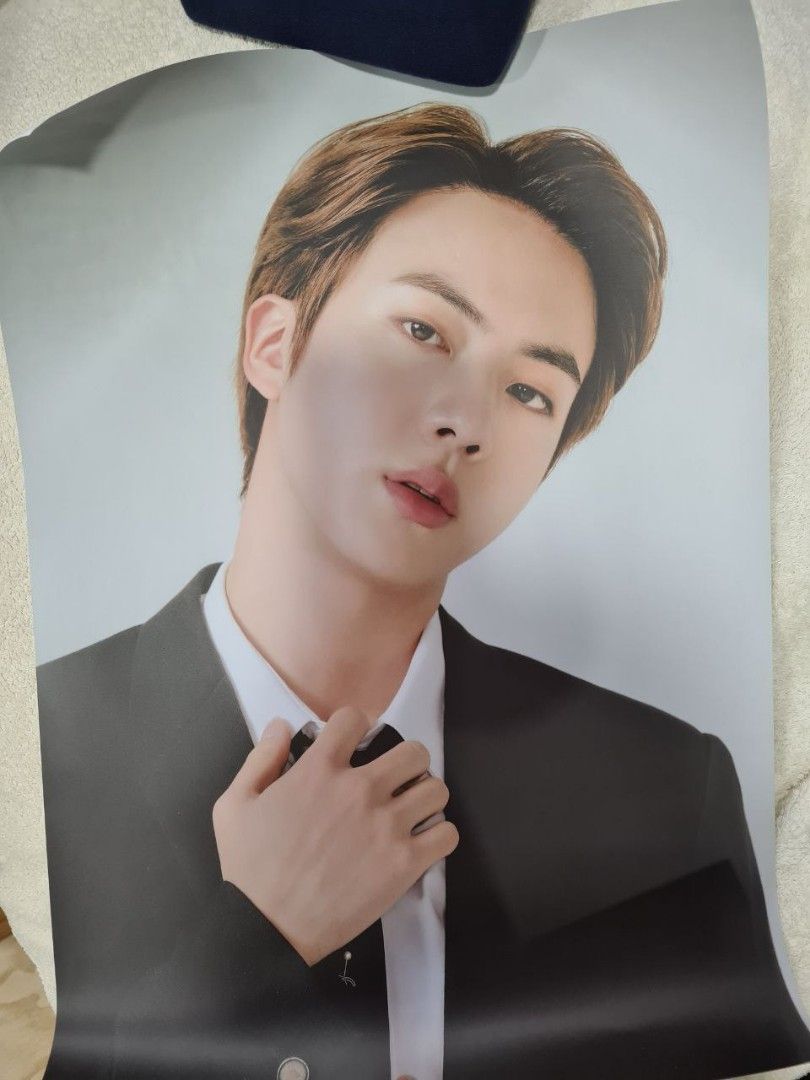 BTS Jin Poster - Official, Hobbies & Toys, Memorabilia & Collectibles ...
