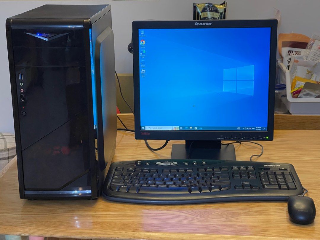 Budget i5-2500K desktop (full set with monitor, Win10, plug & play ...