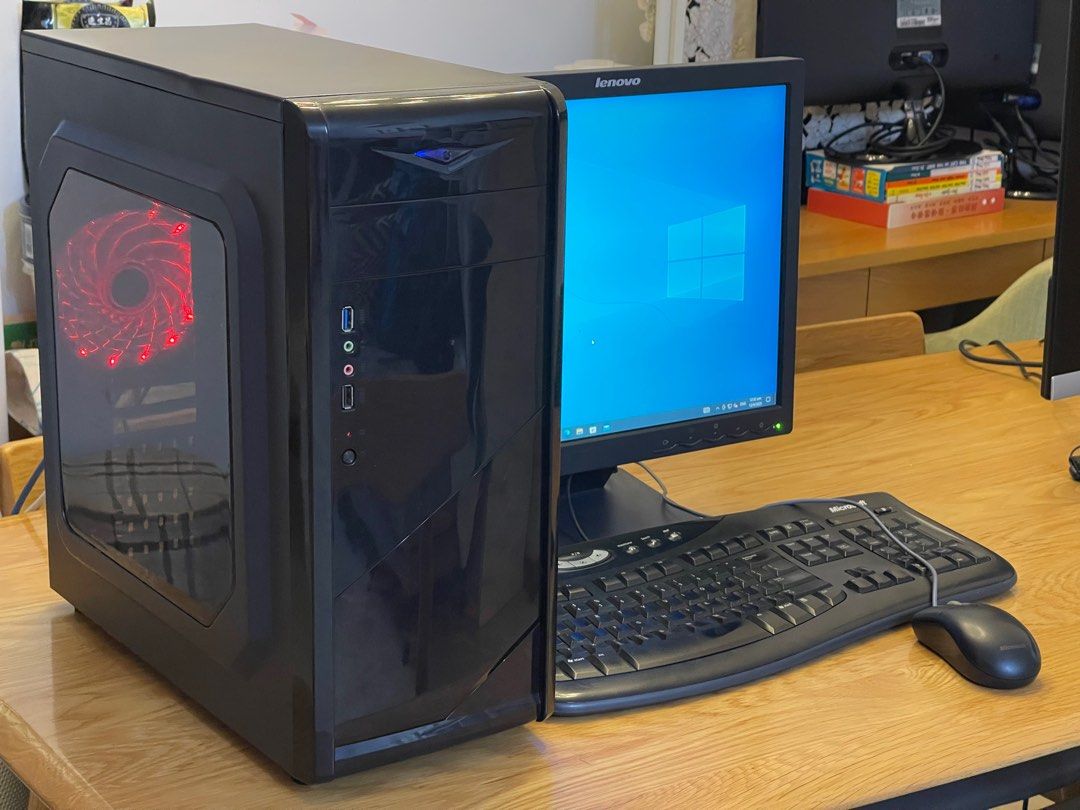 Budget i5-2500K desktop (full set with monitor, Win10, plug & play ...