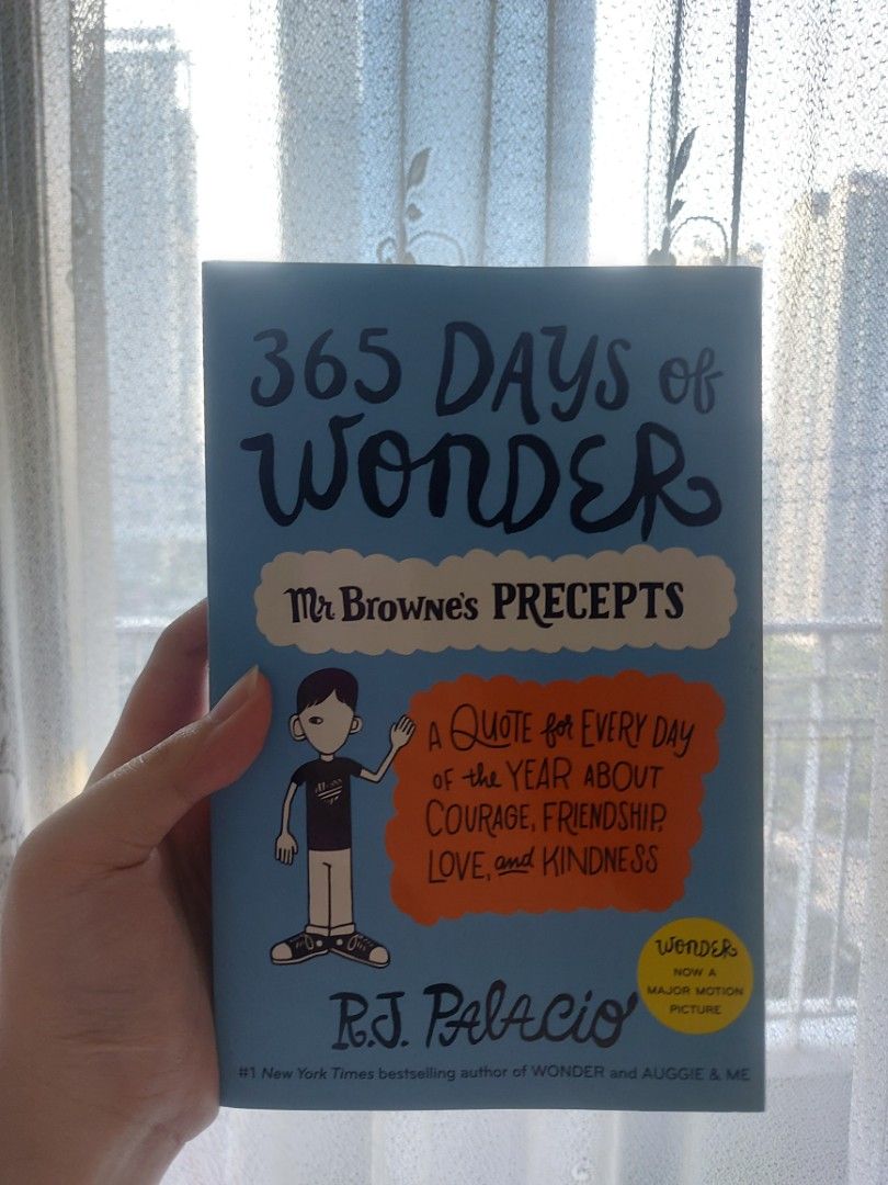 Buku 365 Days of Wonder Mr Browne's Precepts, Buku & Alat Tulis, Buku ...