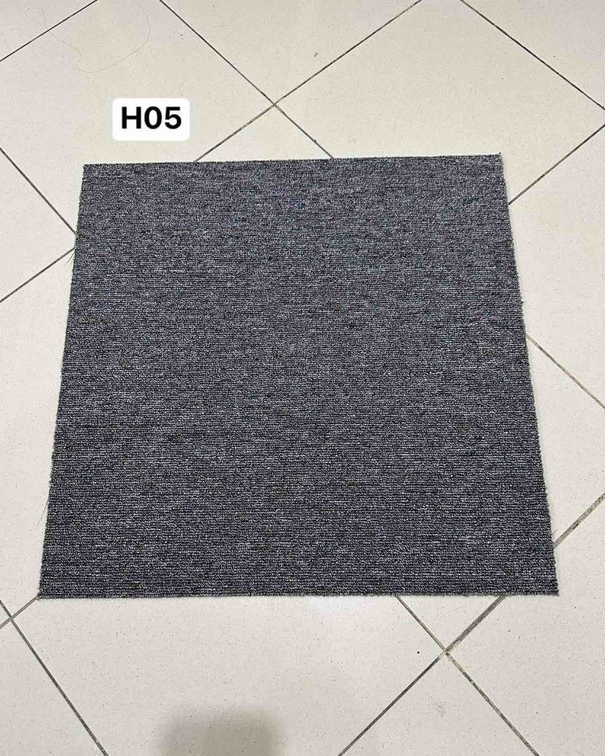 Carpet tile Plain, Furniture & Home Living, Home Decor, Carpets, Mats ...