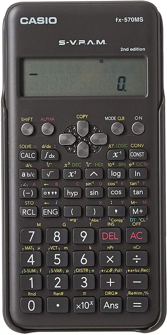 Casio fx-570MS Scientific Calculator. New 2nd Edition Casio FX570MS ...