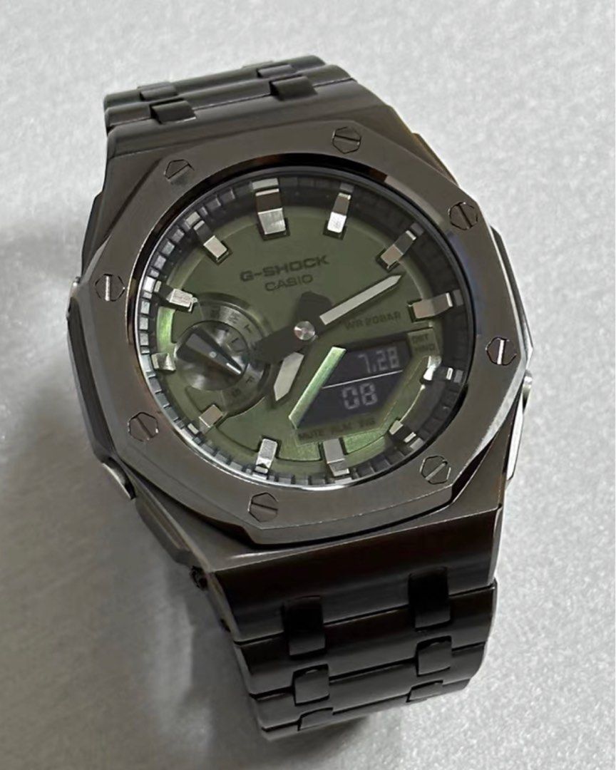 Casio Watch Casioak gm2100 custom mod, Men's Fashion, Watches ...