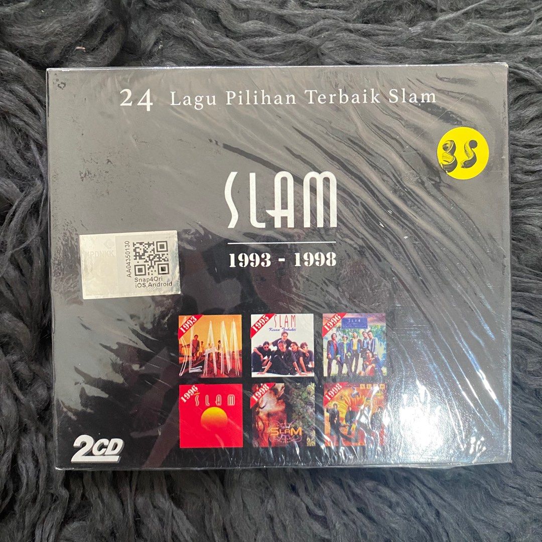 CD SLAM 1993-1998 24 Lagu Pilihan Terbaik Slam, Hobbies & Toys, Music ...