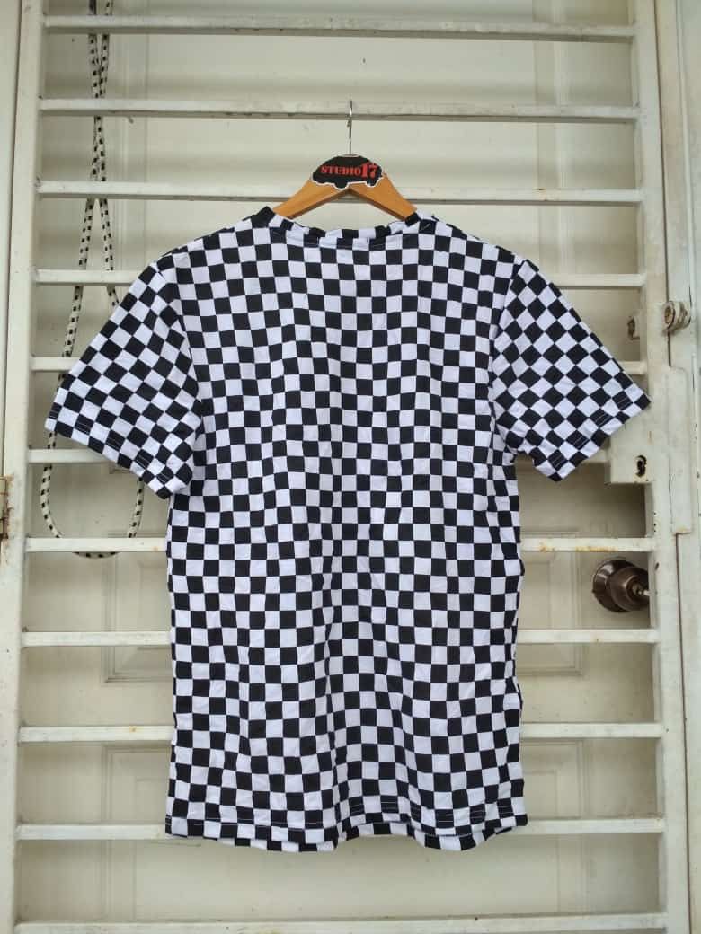 CHECKERBOARD DESIGN TSHIRT, Men's Fashion, Tops & Sets, Tshirts & Polo ...