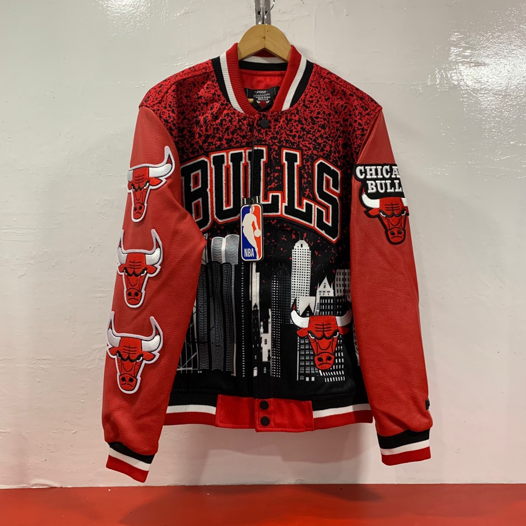 CHICAGO BULLS PRO STANDARD 6 TIME CHAMPIONS LEATHER WOOL, Men's Fashion ...