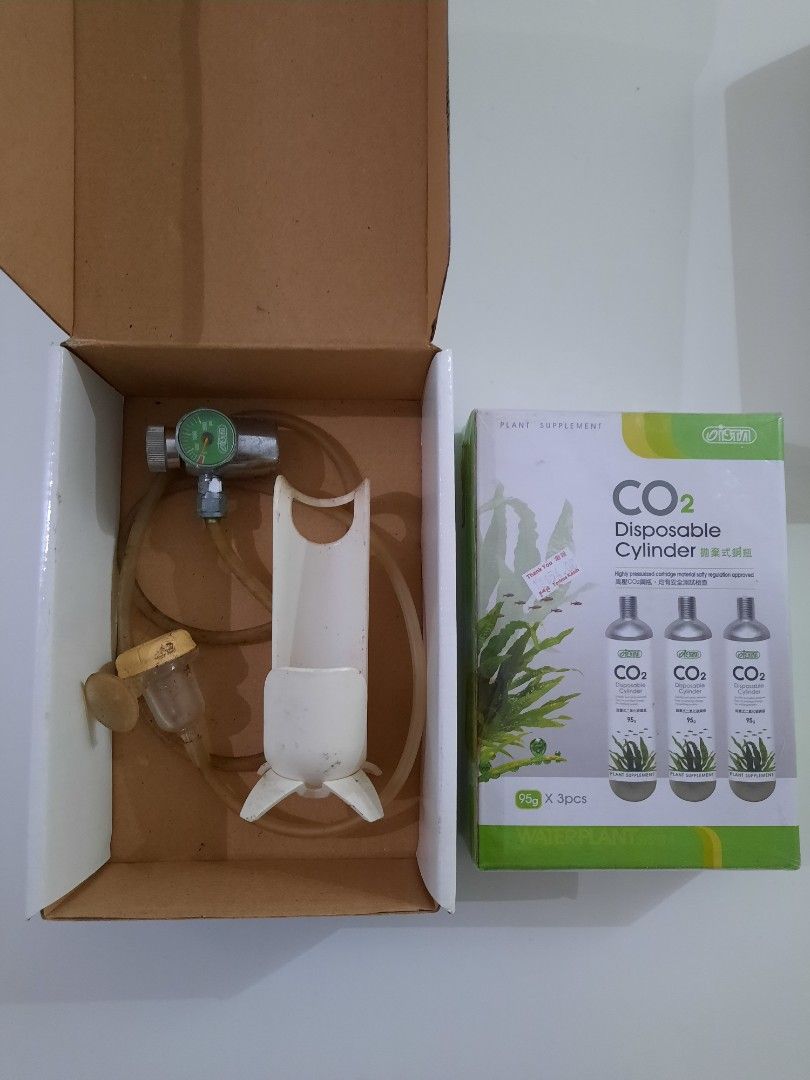 CO2 Disposable Cylinder, Pet Supplies, Homes & Other Pet Accessories on ...