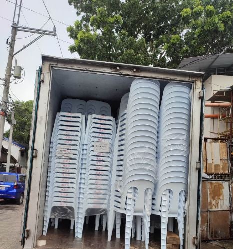 COFTA RUBY WHITE MONOBLOCK CHAIRS, Furniture & Home Living, Furniture ...