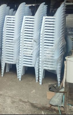 COFTA RUBY WHITE MONOBLOCK CHAIRS, Furniture & Home Living, Furniture ...