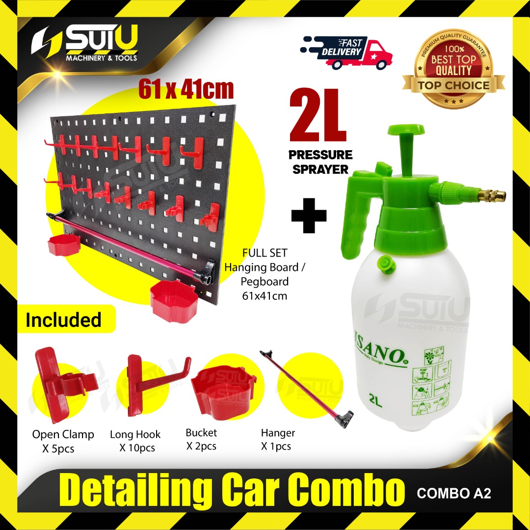[COMBO A2] Detailing Car Combo (Hanging Board / Pegboard + ISANO ...
