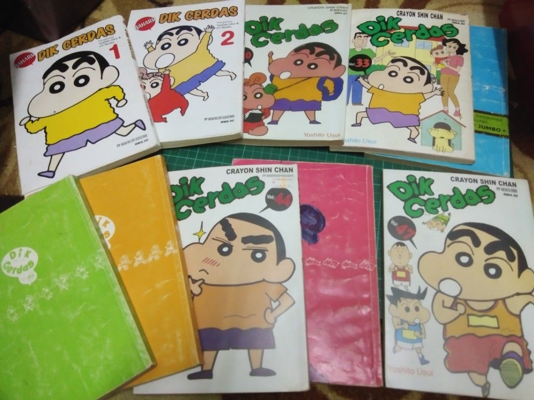 Comic house Shin chan/Dik cerdas (Semua 10 jilid harga termasuk pos ...
