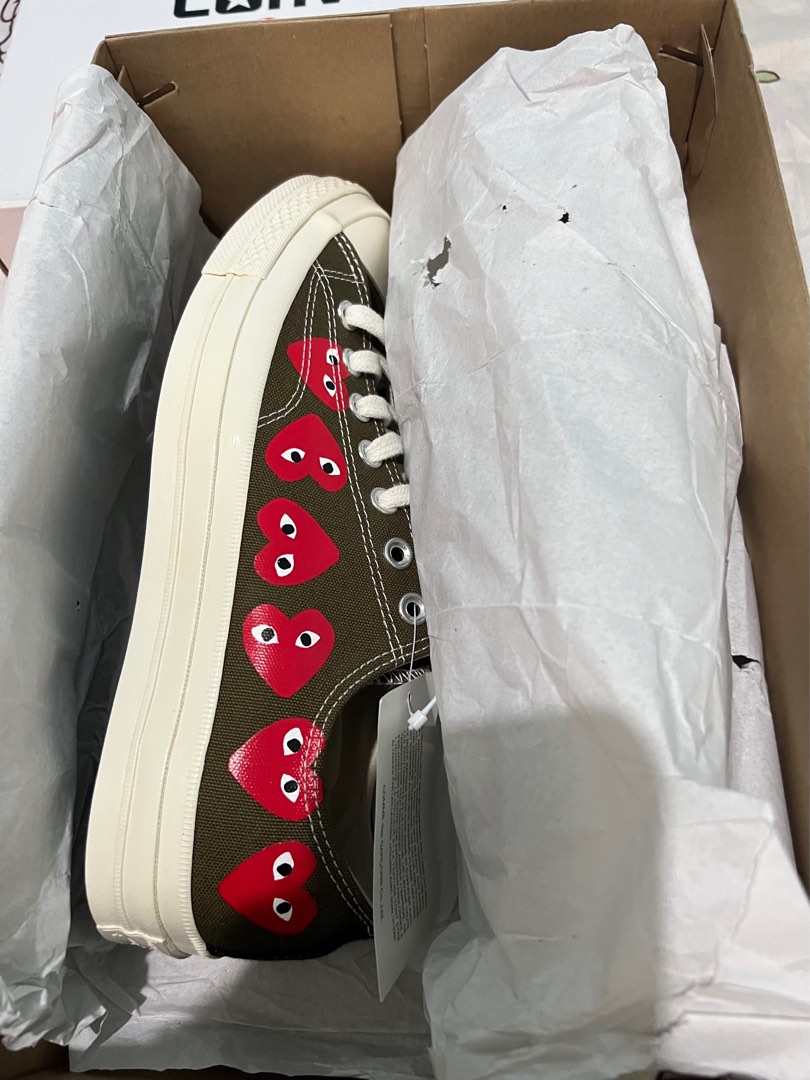 Converse CDG Multi Hearts BELOW SRP, Men's Fashion, Footwear, Sneakers ...