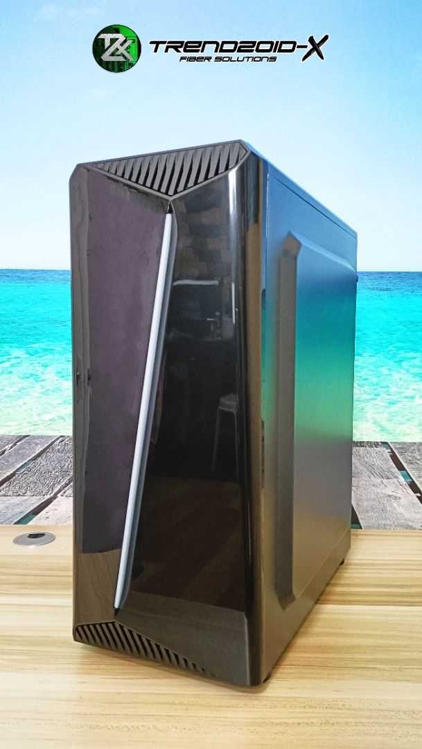 Coolman ATX Desktop Casing with Tempered Glass | TRENDZOID-X FIBER ...