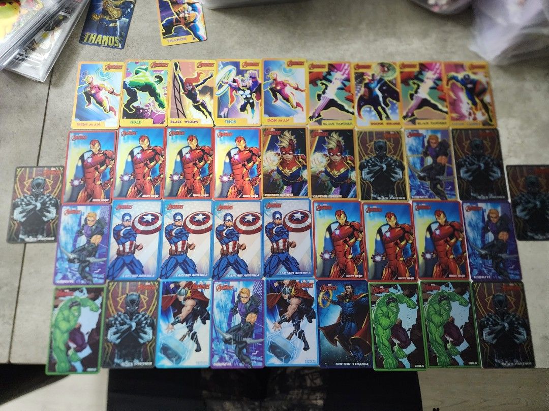 CPCM MARVEL AVENGERS CARDS, Hobbies & Toys, Toys & Games on Carousell