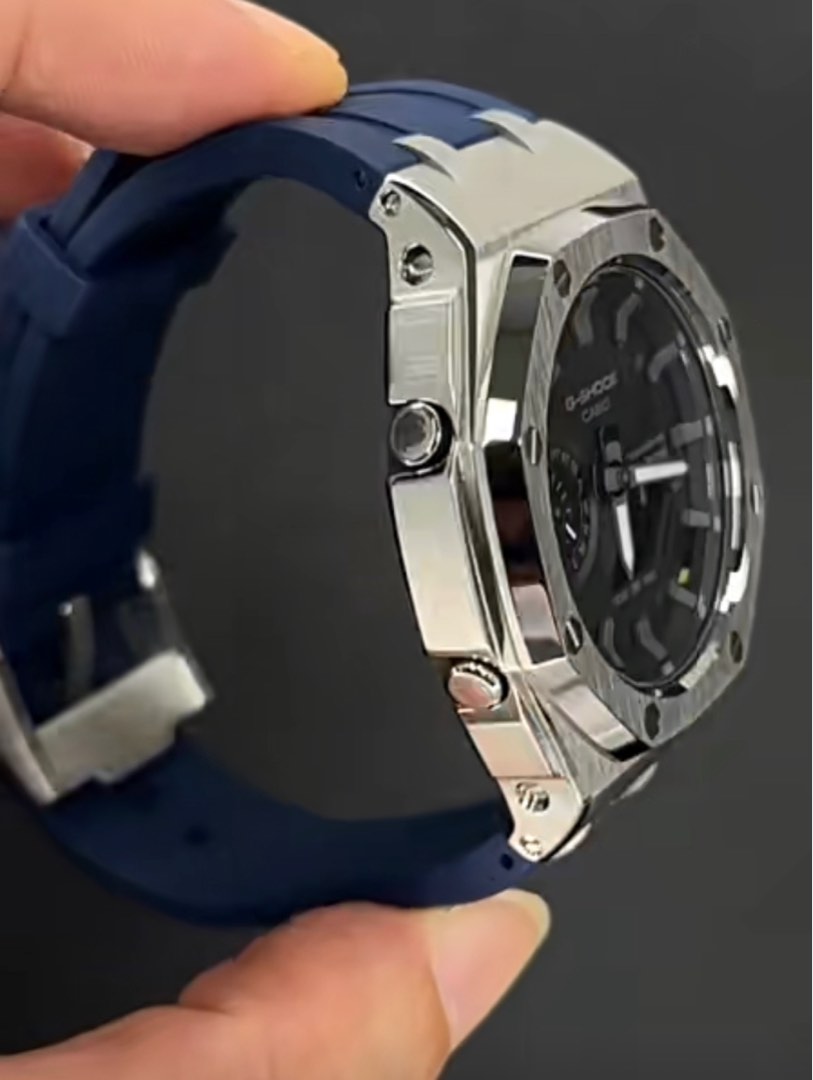 Custom Casioak stainless steel case gshock ga2100 ga2110 gab2100 gm2100 ...