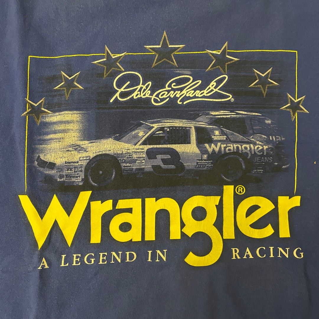 Dale Earnhardt Sr. Wrangler A Legend in Racing Nascar Shirt, Men's ...