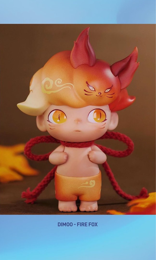 Dimoo Fire Fox & Making Good Fortune PTS Singapore, Hobbies & Toys ...