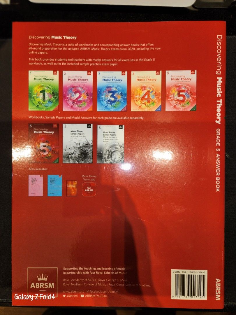 Discovering Music Theory ABRSM Grade 5 Answerbook, Hobbies & Toys, Music & Media, Music Scores ...