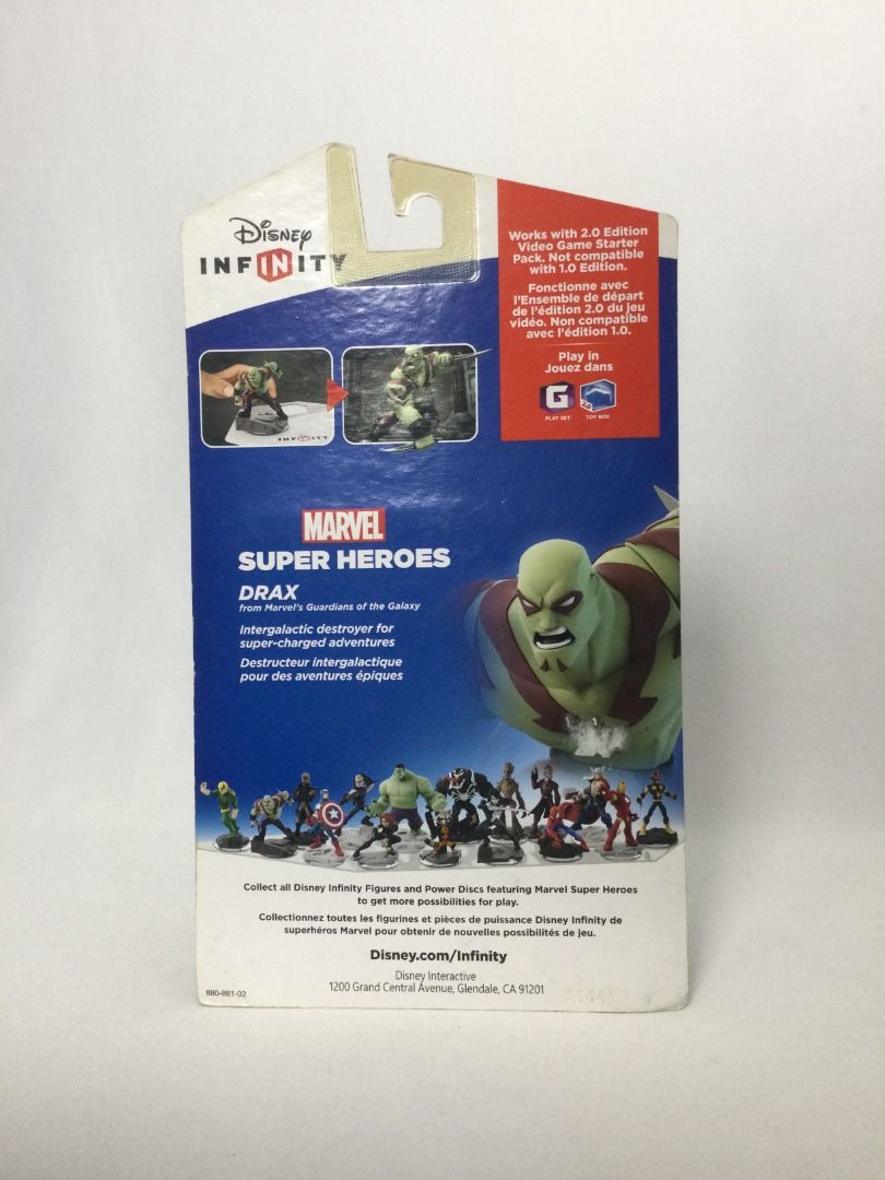 Disney Infinity DRAX Action Figure Collectible Toy Marvel Super Heroes ...