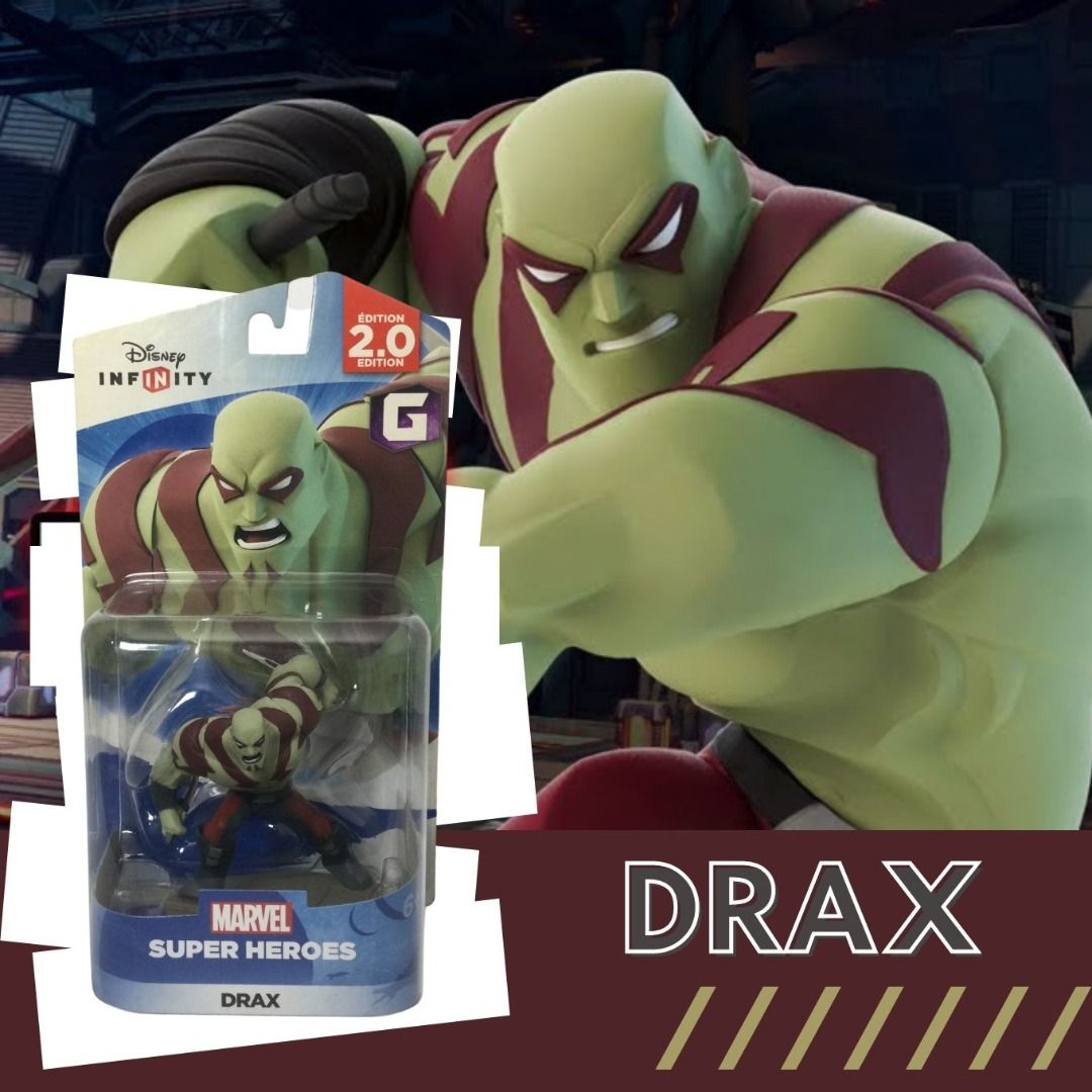 Disney Infinity DRAX Action Figure Collectible Toy Marvel Super Heroes ...