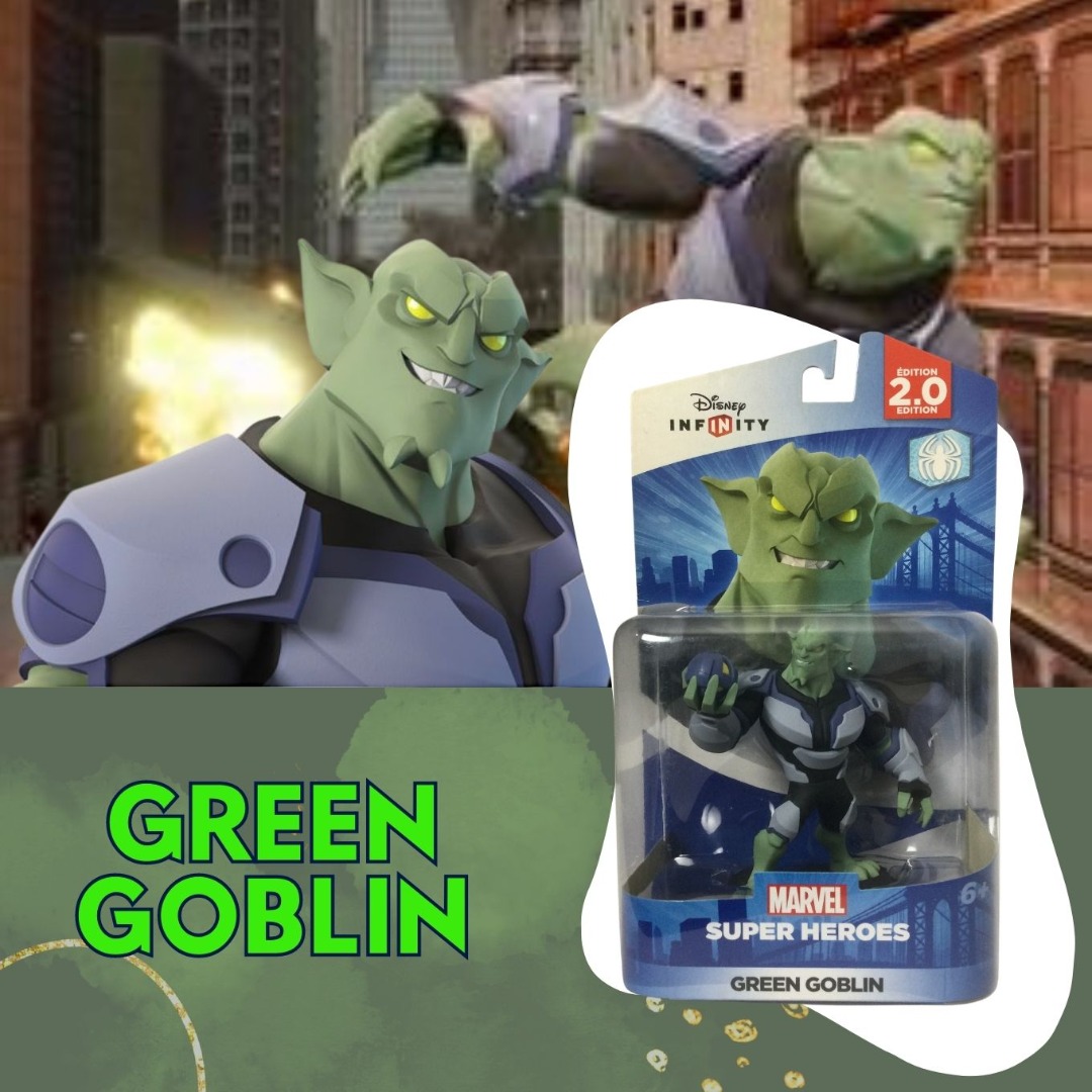 Disney Infinity GREEN GOBLIN Action Figure Collectible Toy Marvel Super ...