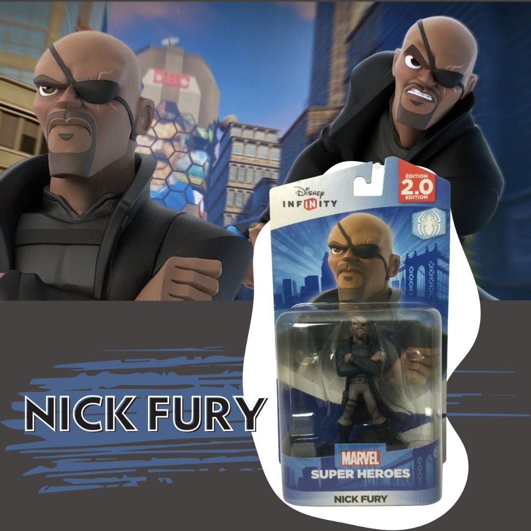 Disney Infinity NICK FURY Action Figure Collectible Toy Marvel Super ...