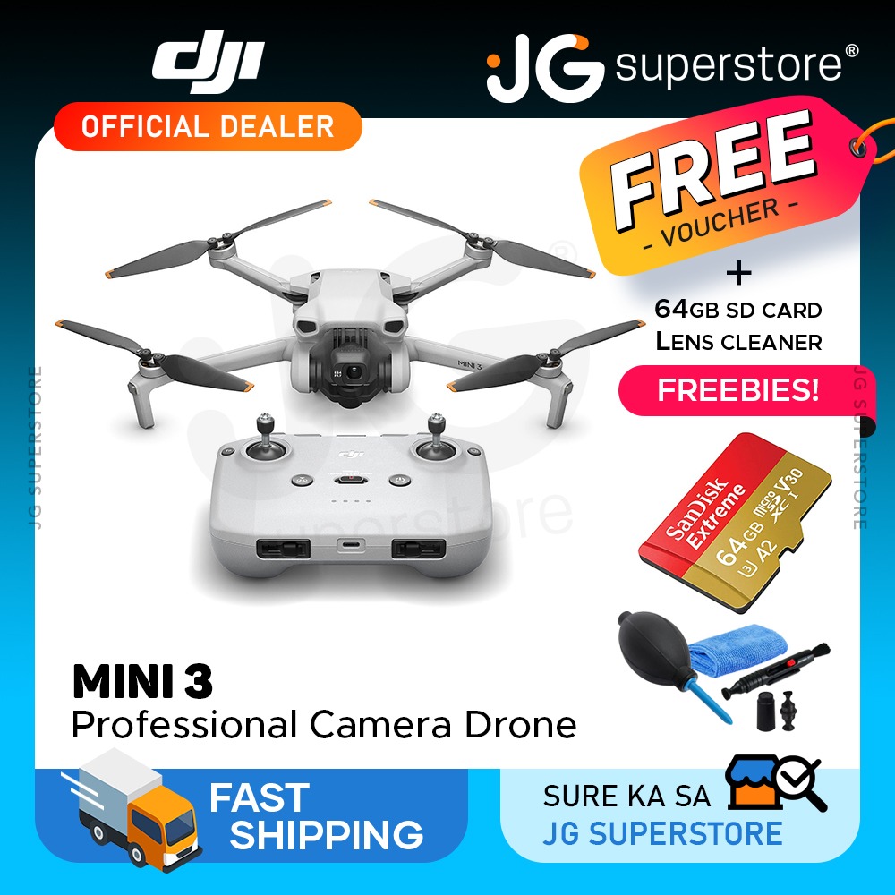DJI Mini 3 1080p / 120fps HD Video Camera Drone with 3-Axis Gimbal 38 ...