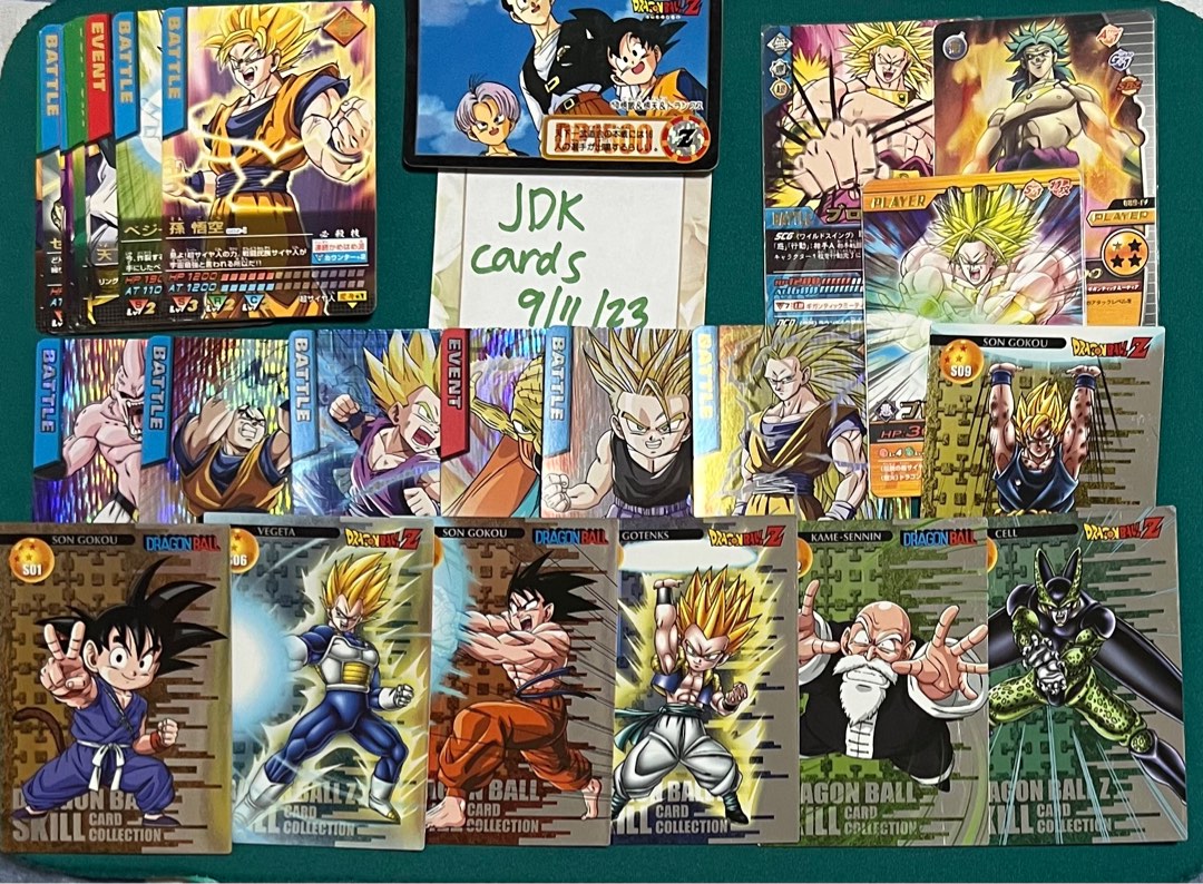 Dragonball Z cards, Hobbies & Toys, Toys & Games on Carousell