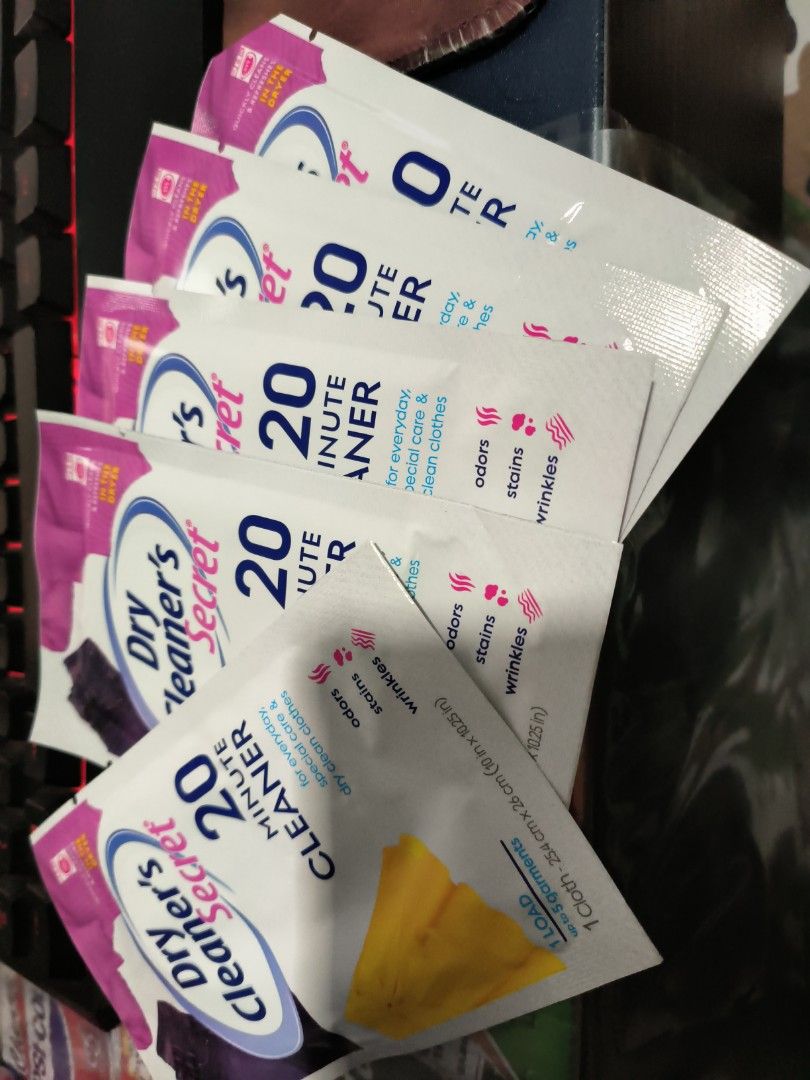 Dry Cleaner's secret ; 20 minute cleaner (5 Packets), Furniture & Home ...