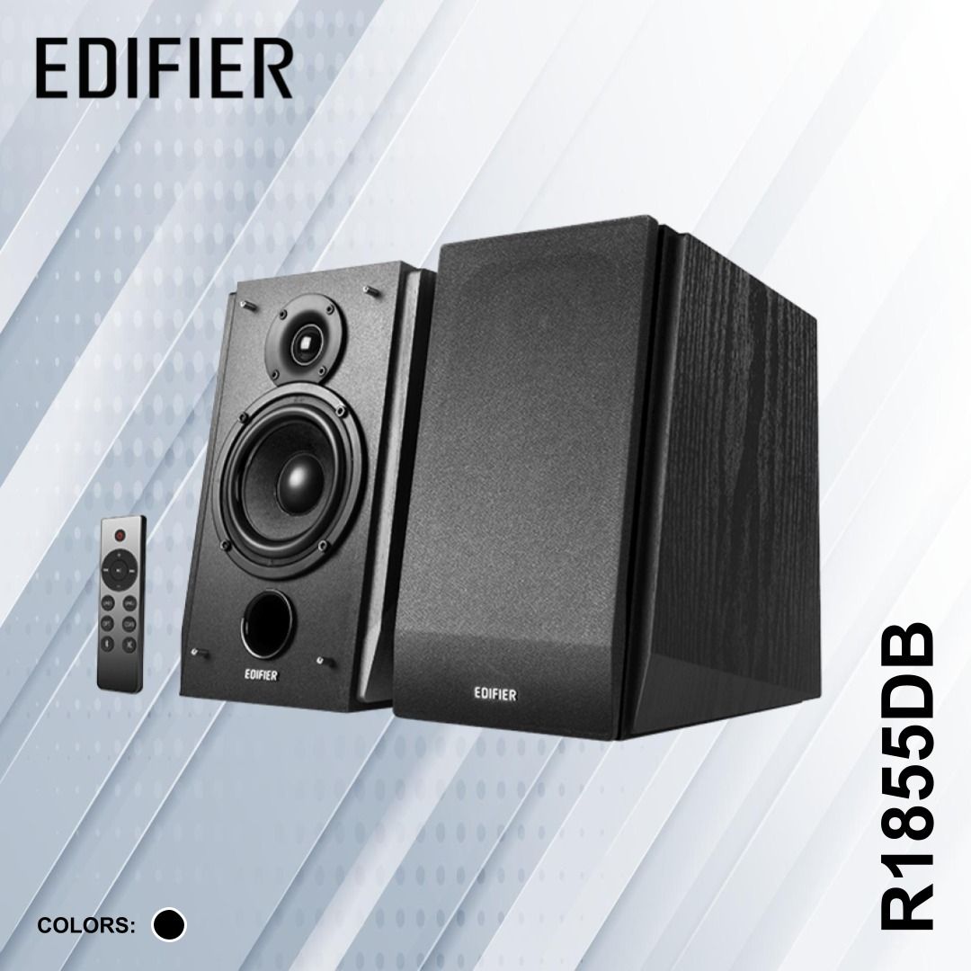 Edifier R1855DB Active 2.0 Bluetooth Bookshelf Speakers, Audio ...