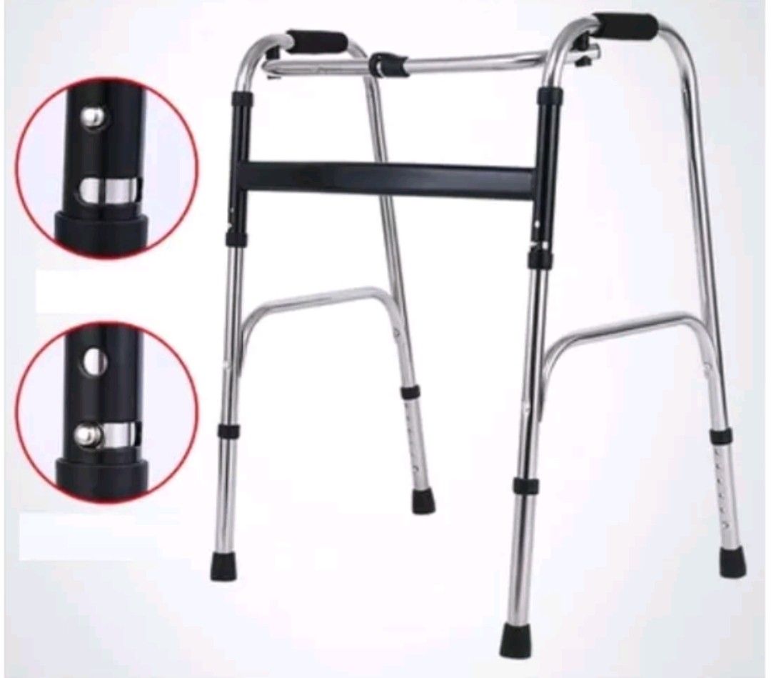 Elderly walking stick Walker Walking Aid Adjustable Frame Medical ...