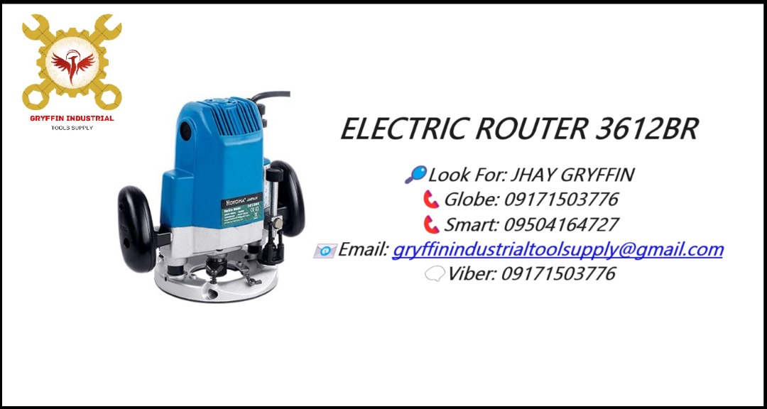 ELECTRIC ROUTER 3612BR, Commercial & Industrial, Industrial Equipment ...