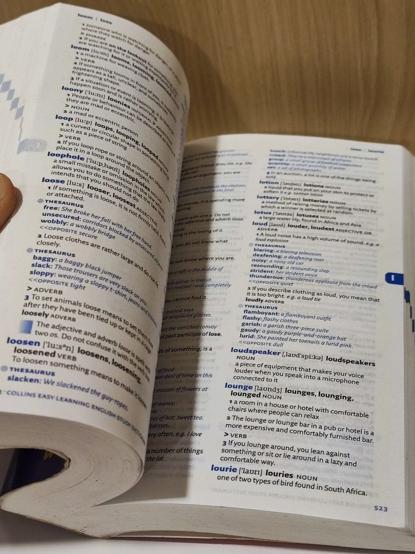 (ENG) Collins East Learning English Study Dictionary with Thesaurus ...