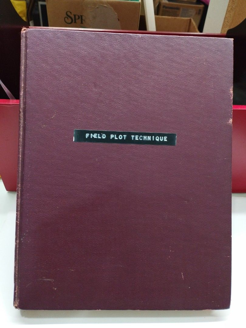 (ENG) Field Plot Technique, Hobbies & Toys, Books & Magazines, Textbooks on Carousell