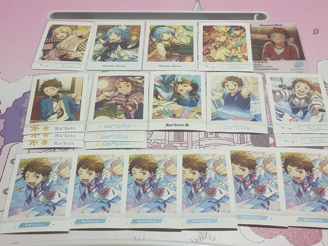 Ensemble Stars Rabbits Set (Nui, Postcard, Bromide, Badges, Pikwiz ...