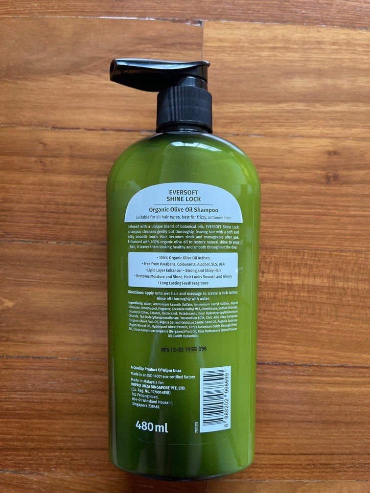 Eversoft Organic Olive Oil Shampoo, Beauty & Personal Care, Hair on ...