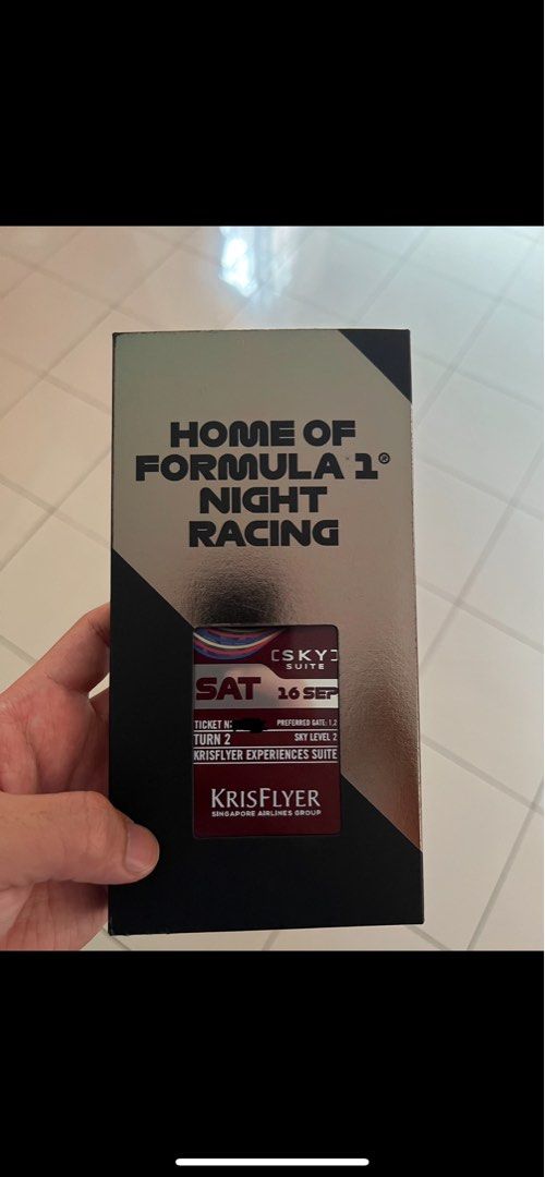 F1 Sky Suite -Saturday Ticket, Tickets & Vouchers, Event Tickets on ...