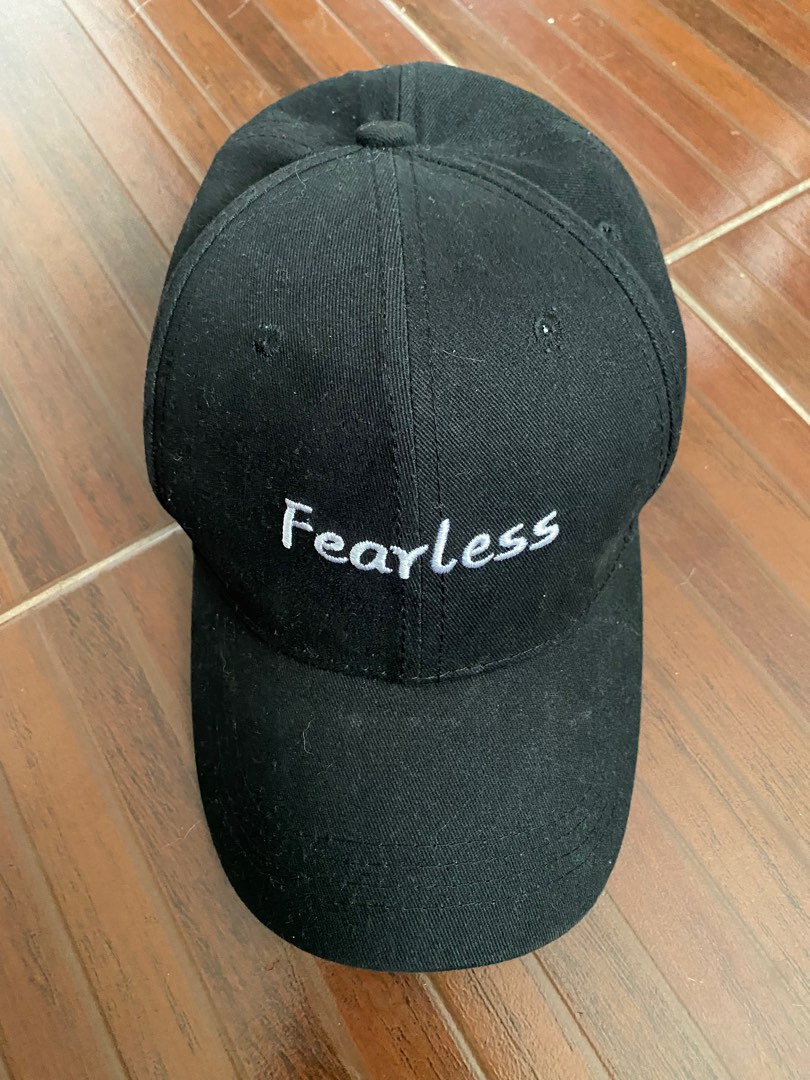 Fearless Black Baseball Cap, Men's Fashion, Watches & Accessories, Caps ...