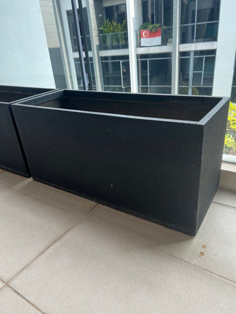 Fiber glass planter box, Furniture & Home Living, Gardening, Pots ...