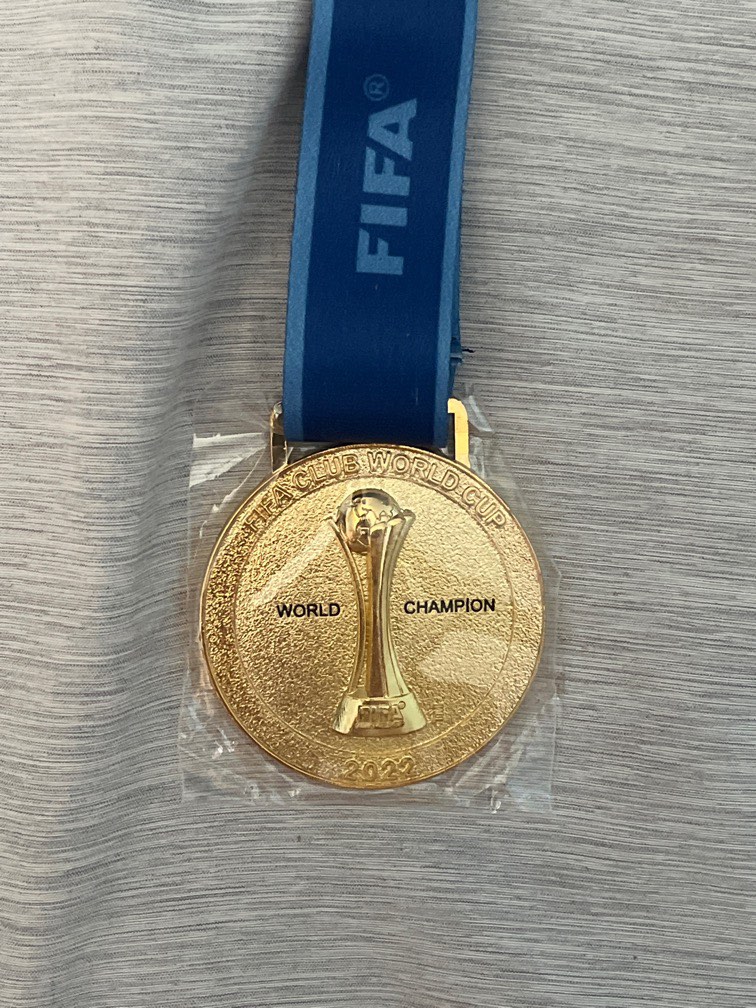 FIFA Club World Cup 2022 Medal For Real Madrid, Hobbies & Toys ...