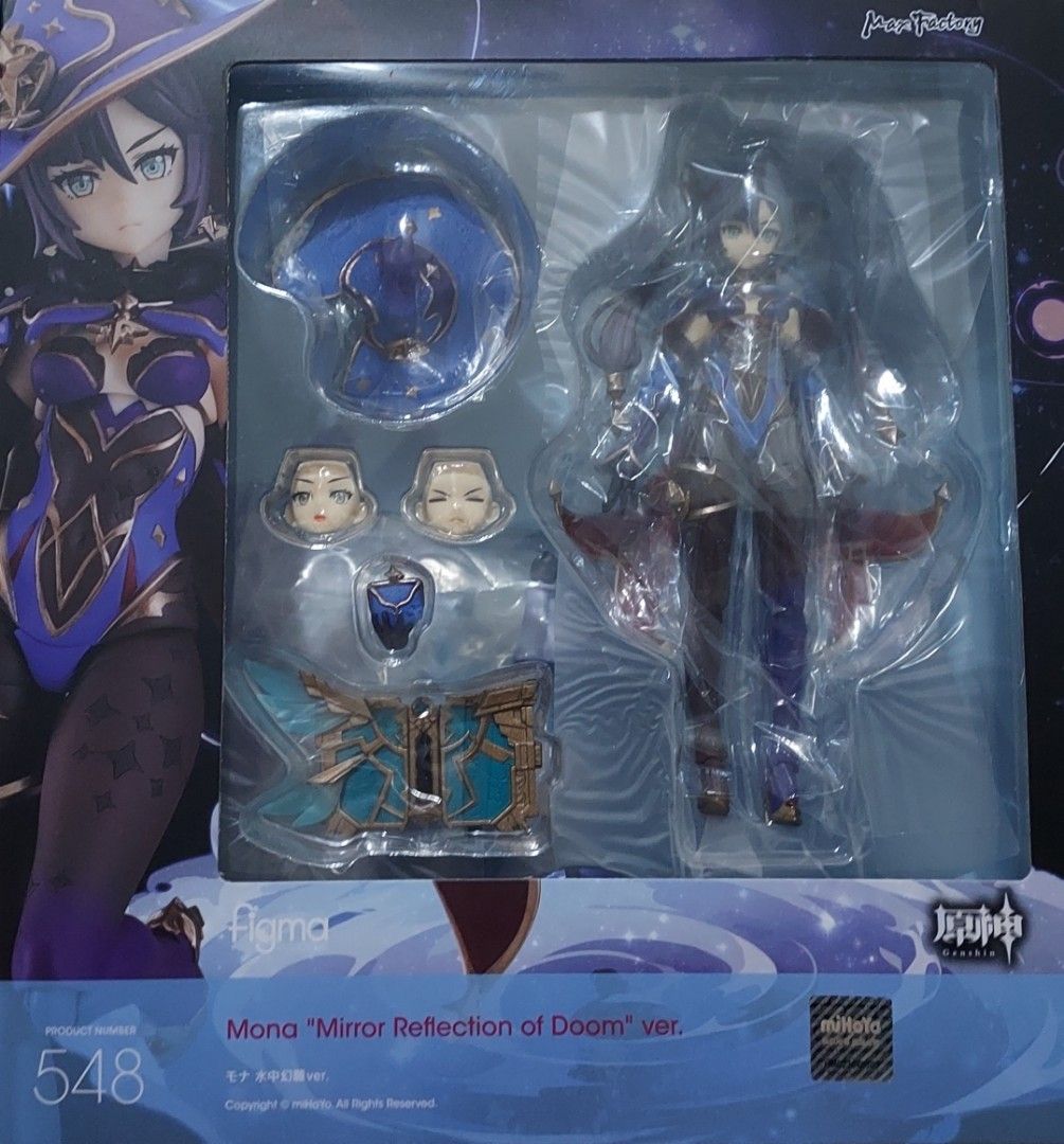 Genshin Impact Figma Action Figure Mona Mirror Reflection of Doom Ver ...