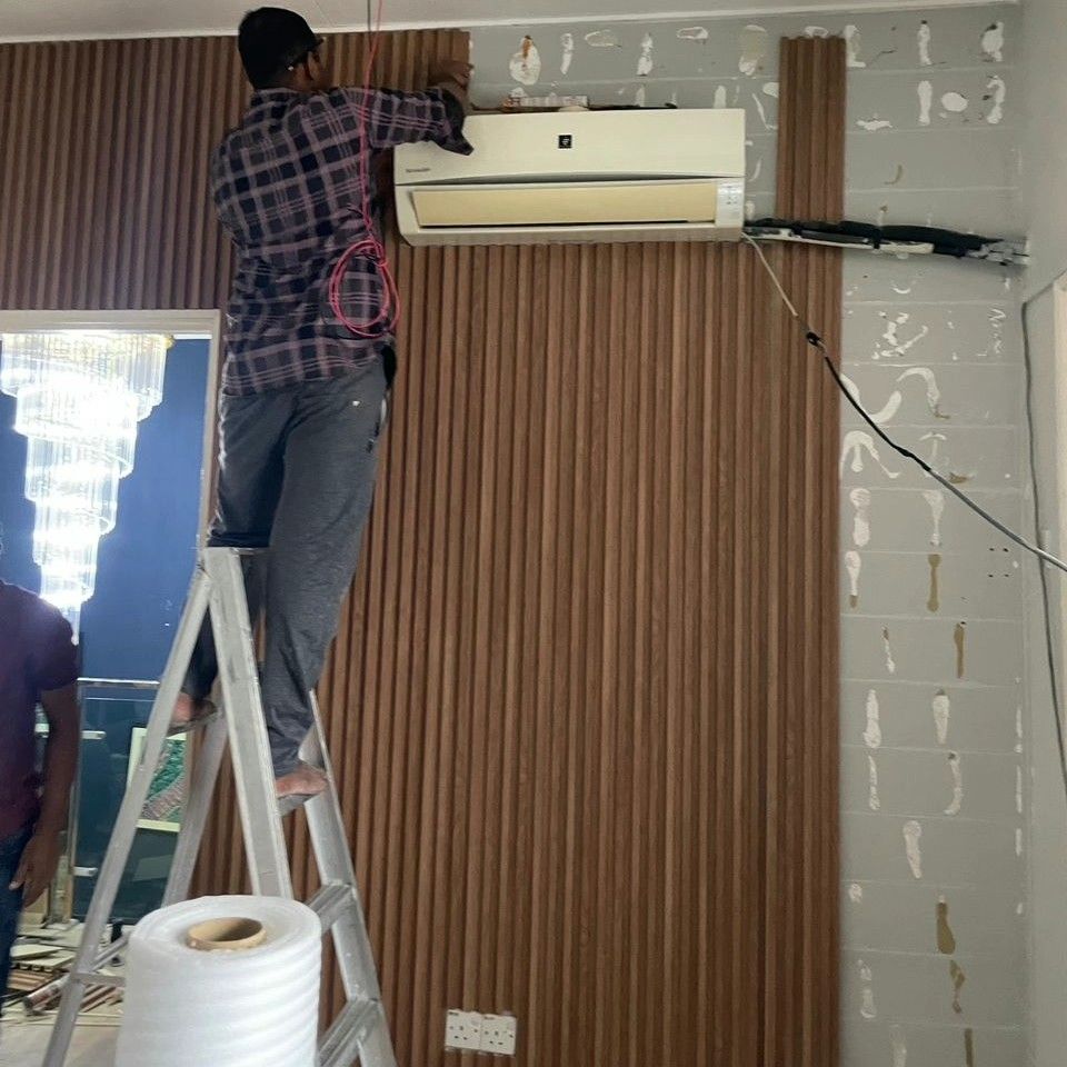 Fluted Wall Panel MURAH SANGAT, Furniture & Home Living, Home Decor ...