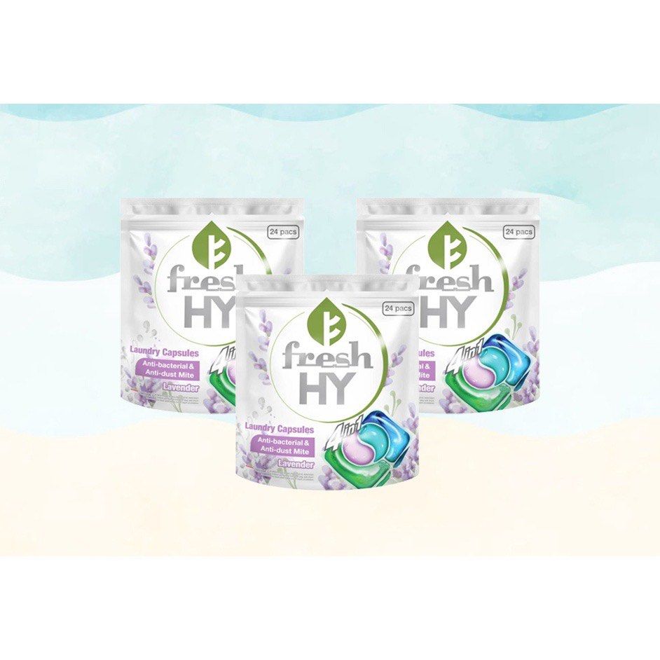 Fresh HY 4in1 Laundry Capsules, Furniture & Home Living, Bathroom ...
