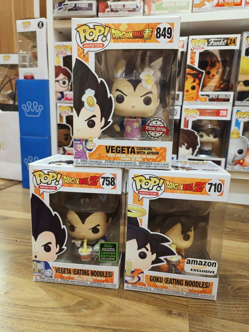 Funko Pop Vegeta Apron | Vegeta Noodles Spring Convention | Goku ...