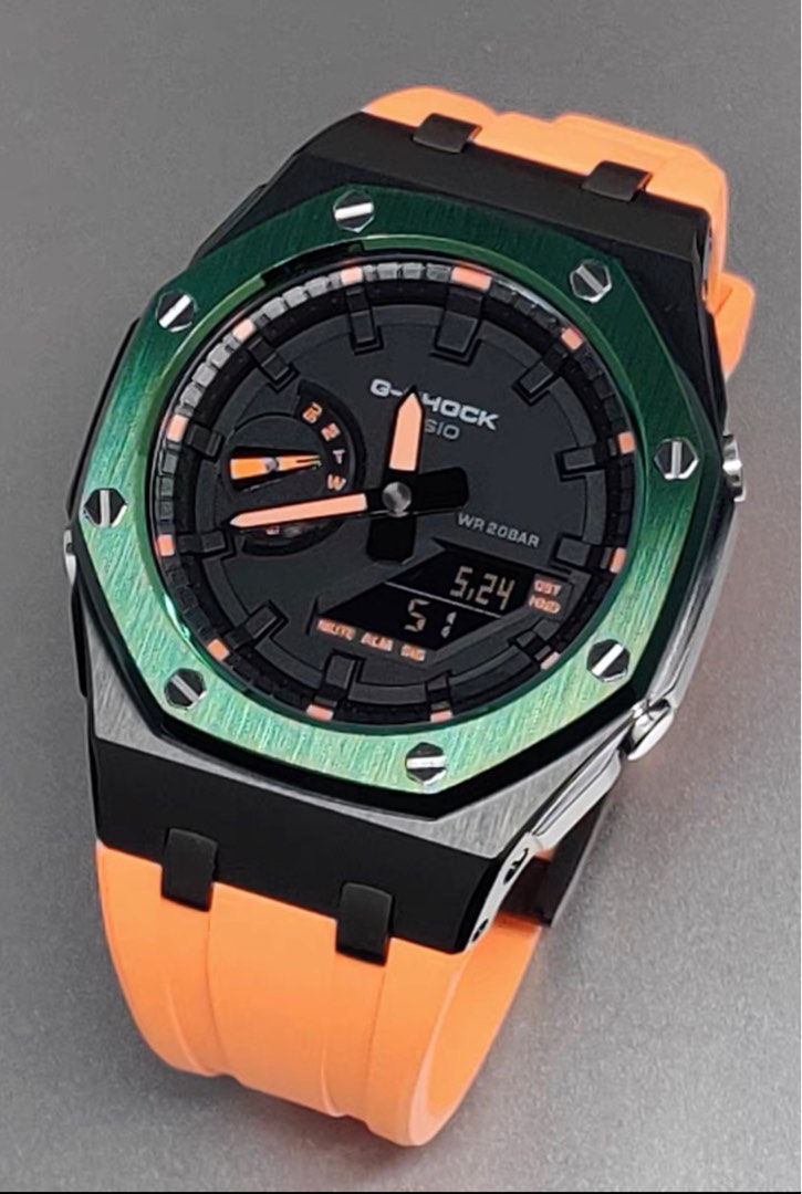 G- Shock Casioak ga2100 ga-2100 gab2100 2tone, Men's Fashion, Watches ...